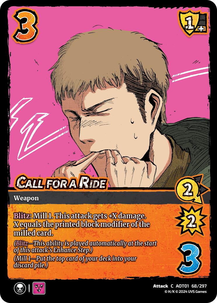 Call for a Ride - Attack on Titan: Battle for Humanity - UniVersus