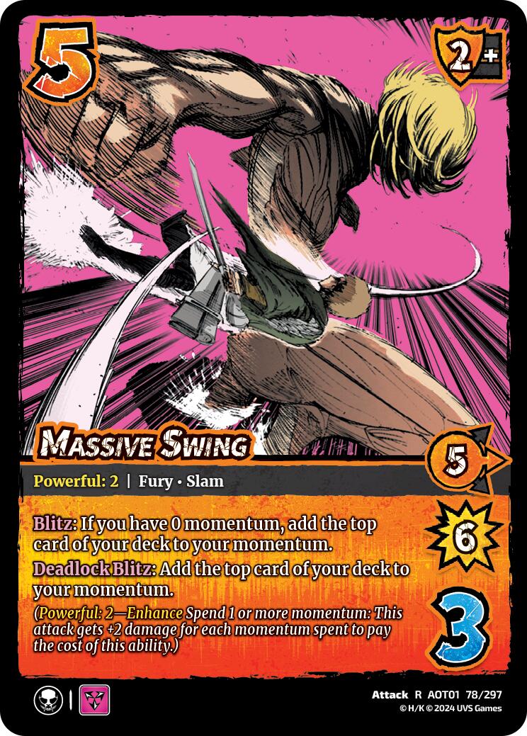 Massive Swing - Attack on Titan: Battle for Humanity - UniVersus