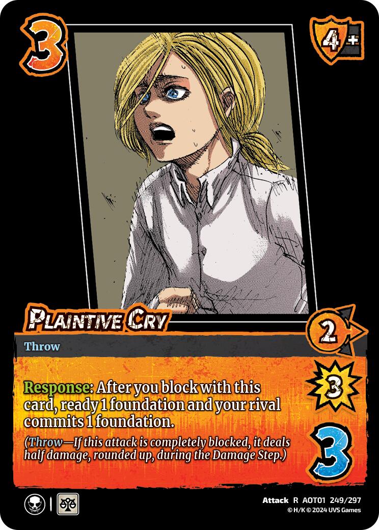 Plaintive Cry - Attack on Titan: Battle for Humanity - UniVersus
