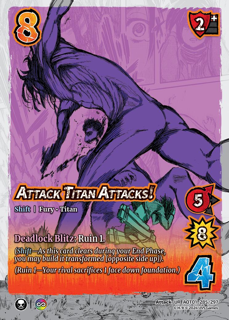 Attack Titan Attacks! // The Attack Titan - Attack on Titan: Battle for ...