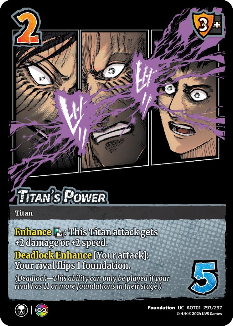Titan's Power - Attack on Titan: Battle for Humanity - UniVersus