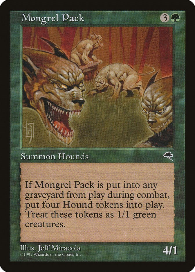 Mongrel Pack - Tempest - Magic: The Gathering