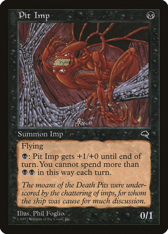 Pit Imp - Tempest - Magic: The Gathering