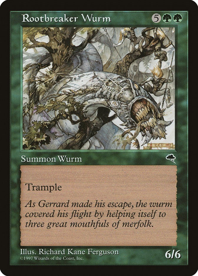 Rootbreaker Wurm - Tempest - Magic: The Gathering