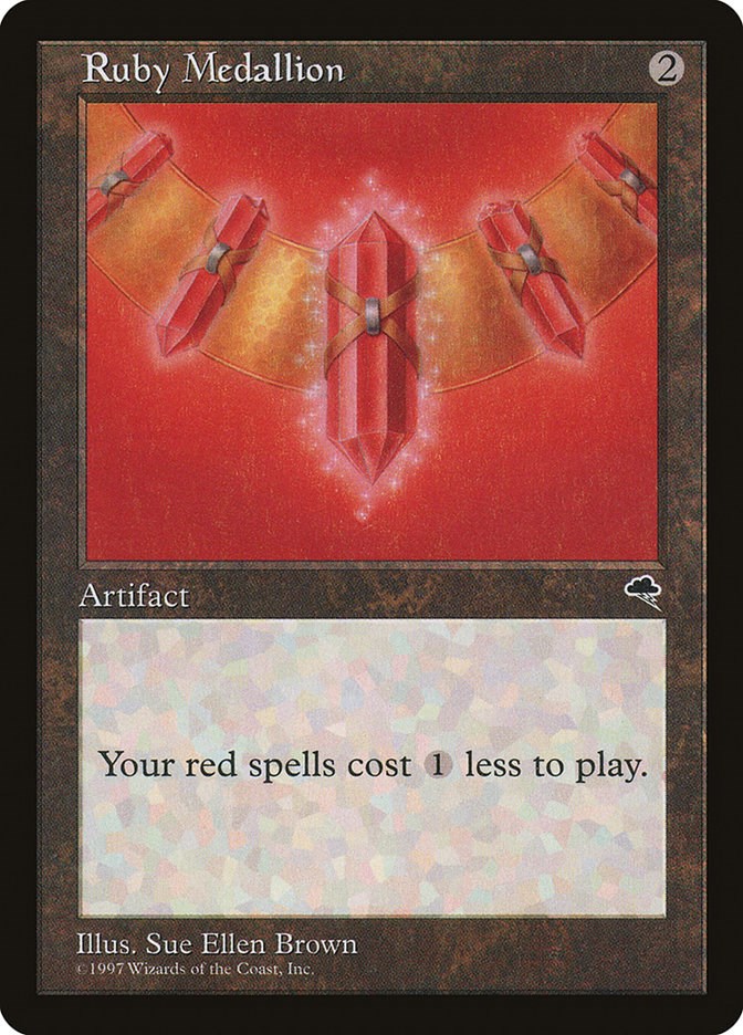 Ruby Medallion - Tempest - Magic: The Gathering