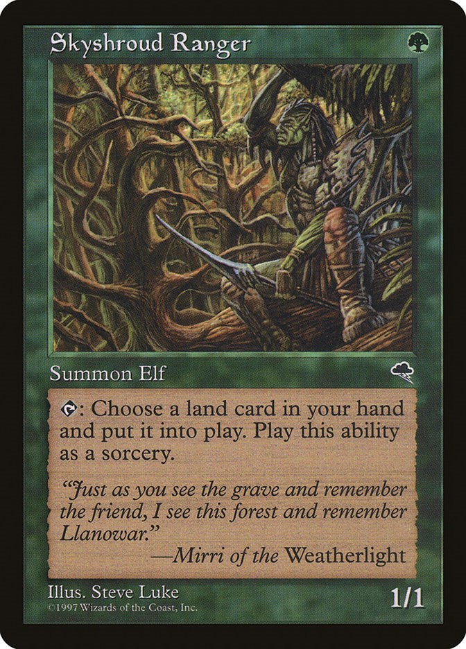 Skyshroud Ranger - Tempest - Magic: The Gathering