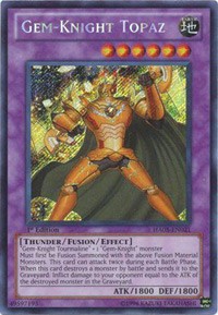 Gem-Knight Topaz - Hidden Arsenal 5: Steelswarm Invasion - YuGiOh