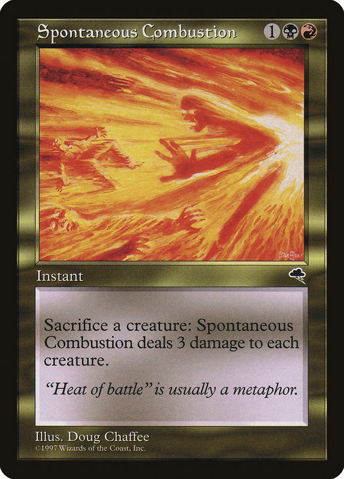 Spontaneous Combustion - Tempest - Magic: The Gathering