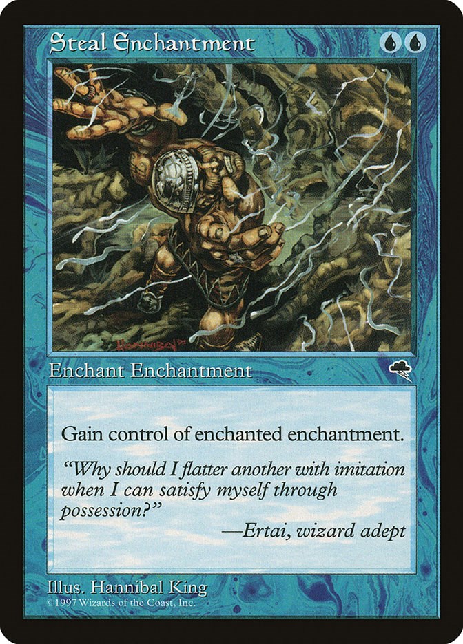 Steal Enchantment - Tempest - Magic: The Gathering