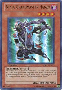 Ninja Grandmaster Hanzo - Order of Chaos - YuGiOh