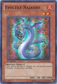 Evoltile Najasho - Order of Chaos - YuGiOh