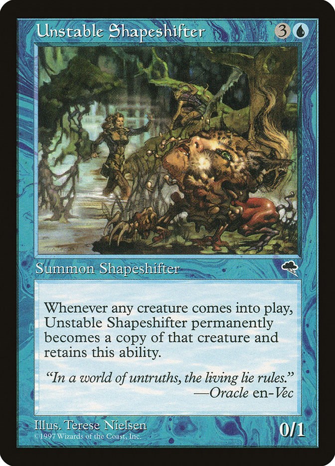 Unstable Shapeshifter - Tempest - Magic: The Gathering