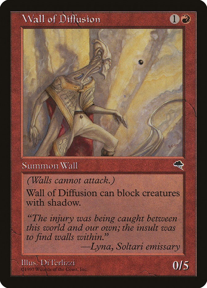 Wall of Diffusion - Tempest - Magic: The Gathering