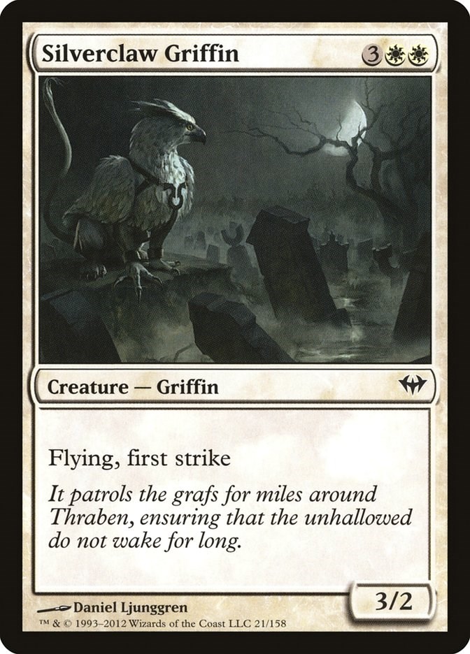 Silverclaw Griffin - Dark Ascension - Magic: The Gathering
