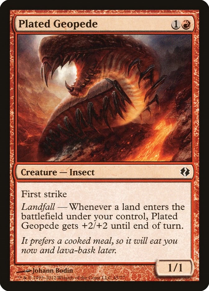 Plated Geopede - Duel Decks: Venser vs. Koth - Magic: The Gathering