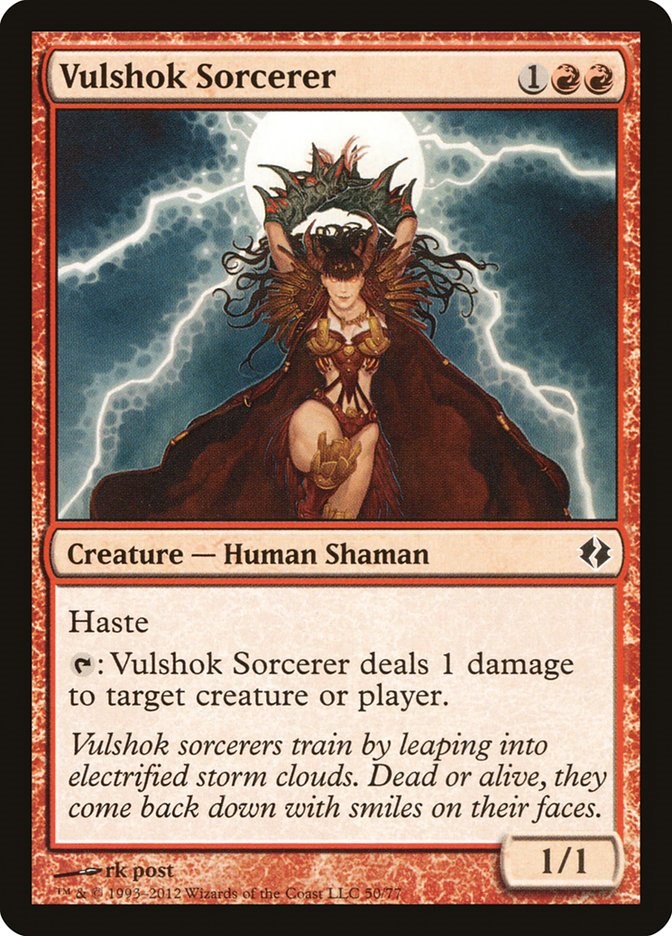 Vulshok Sorcerer - Duel Decks: Venser vs. Koth - Magic: The Gathering