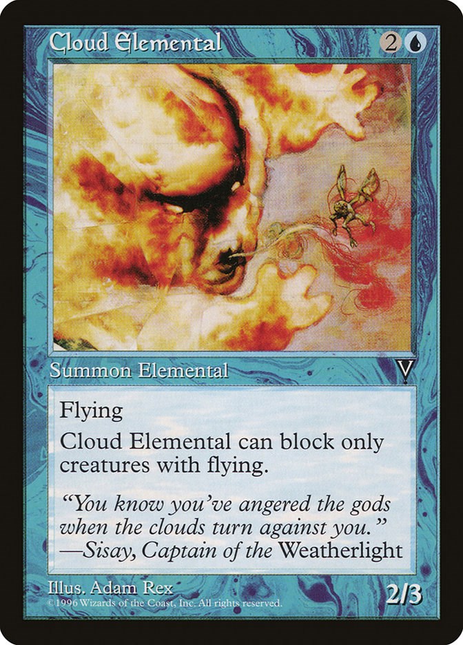 Cloud Elemental - Visions - Magic: The Gathering