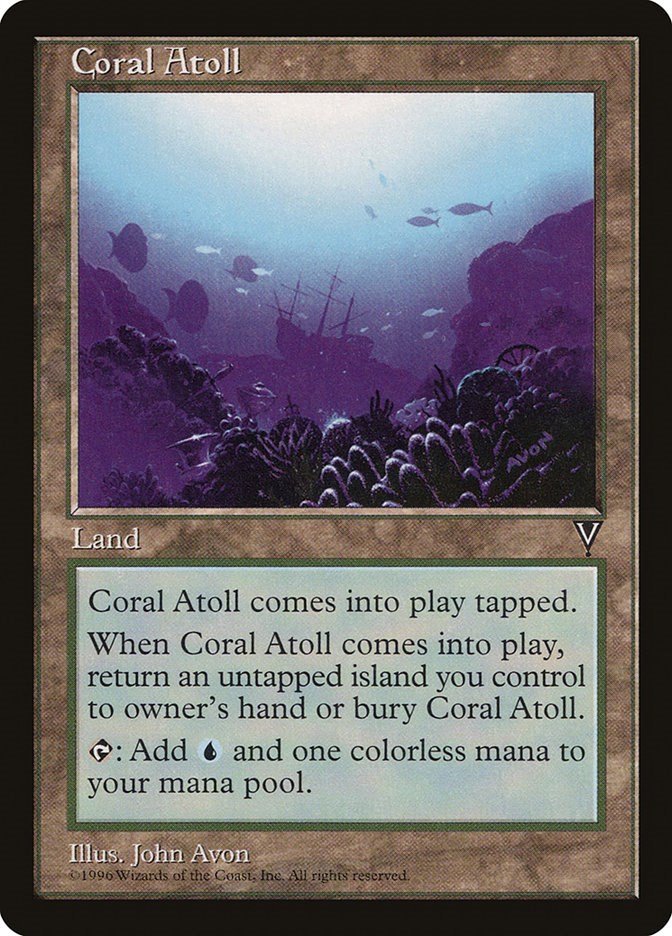 Coral Atoll - Visions - Magic: The Gathering