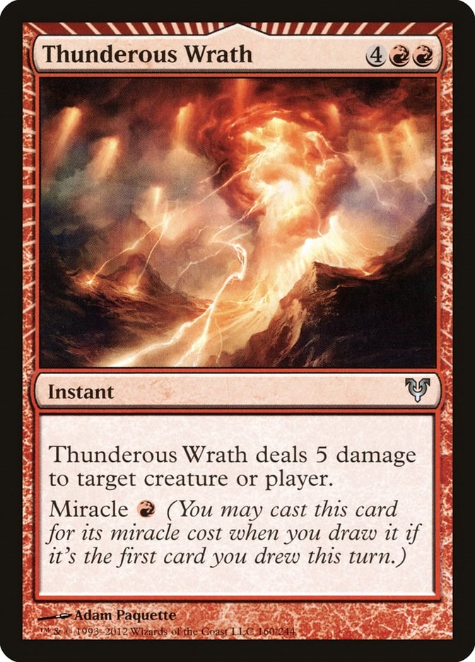 Thunderous Wrath - Avacyn Restored - Magic: The Gathering