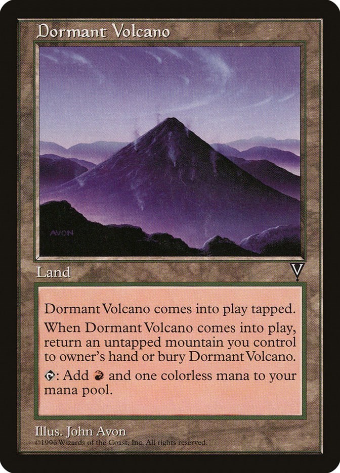 Dormant Volcano - Visions - Magic: The Gathering