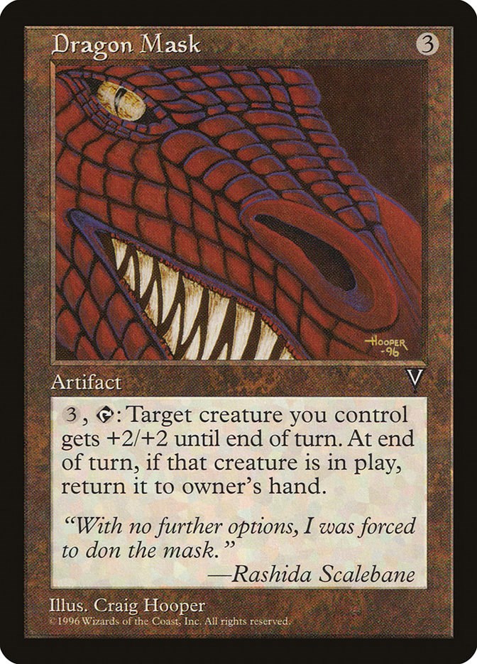 Dragon Mask - Visions - Magic: The Gathering