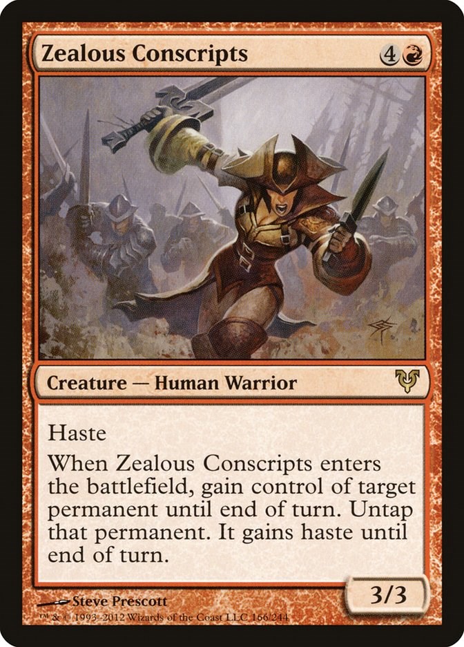 Zealous Conscripts - Avacyn Restored - Magic: The Gathering