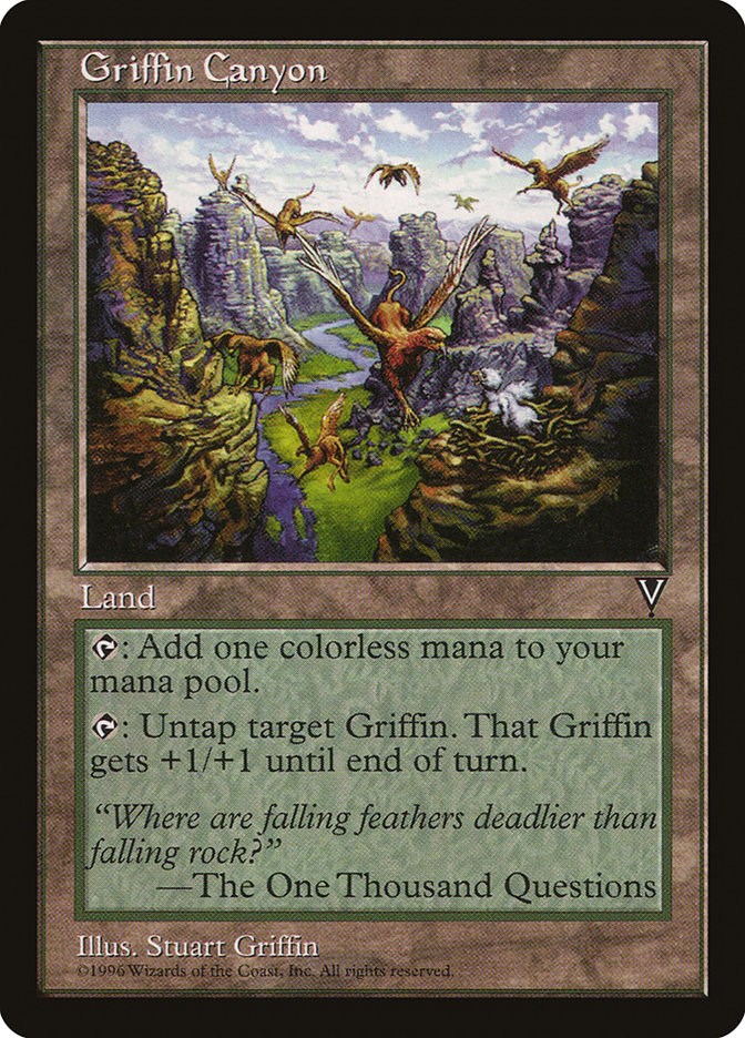 Griffin Canyon - Visions - Magic: The Gathering