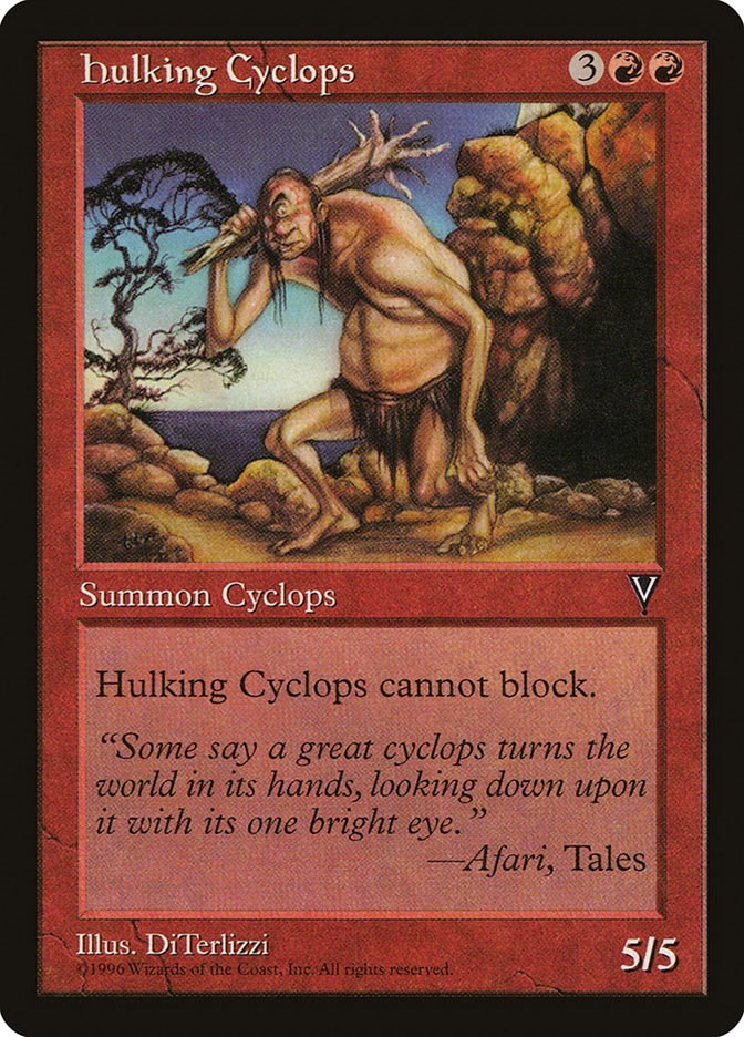 Hulking Cyclops - Visions - Magic: The Gathering