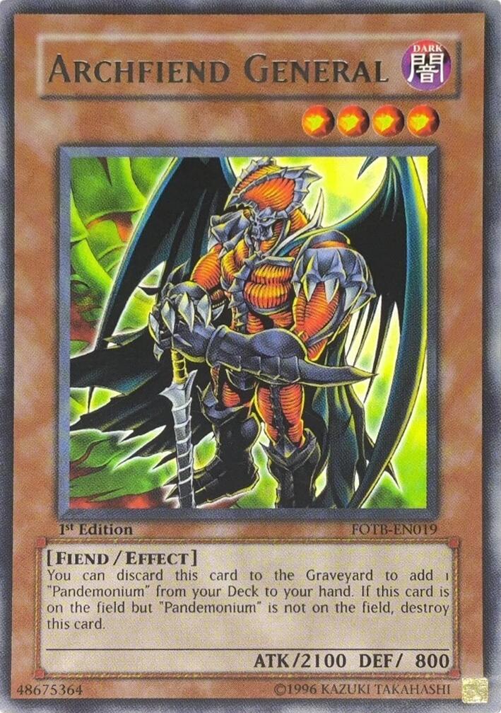 Archfiend General (UTR) - Force of the Breaker - YuGiOh