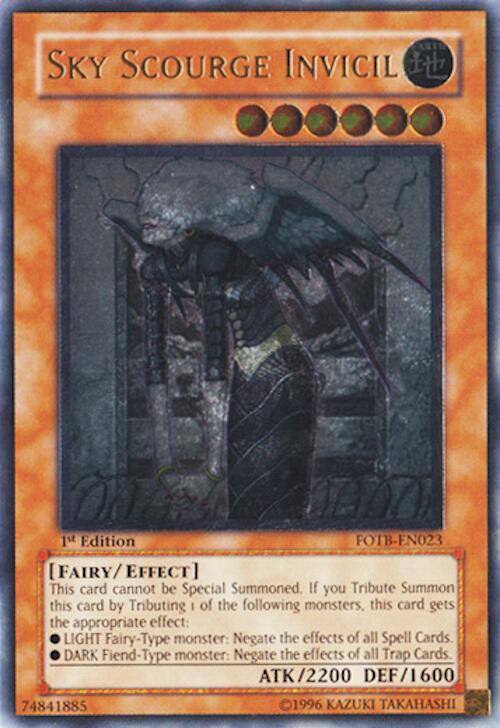 Sky Scourge Invicil (UTR) - Force of the Breaker - YuGiOh