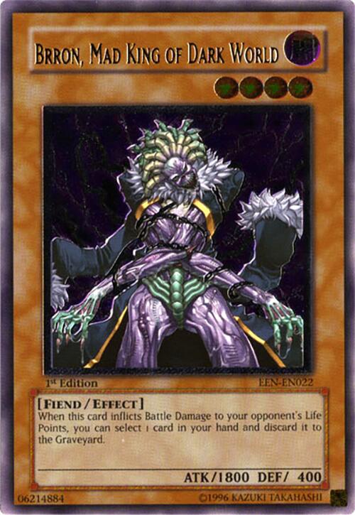 Brron, Mad King of Dark World (UTR) - Elemental Energy - YuGiOh