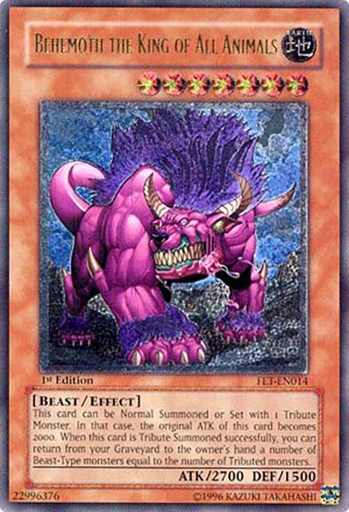 Behemoth the King of All Animals (UTR) - Flaming Eternity - YuGiOh