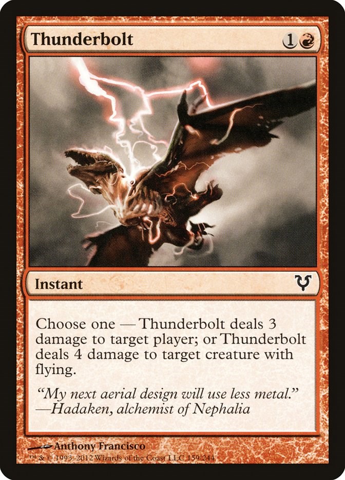 Thunderbolt - Avacyn Restored - Magic: The Gathering