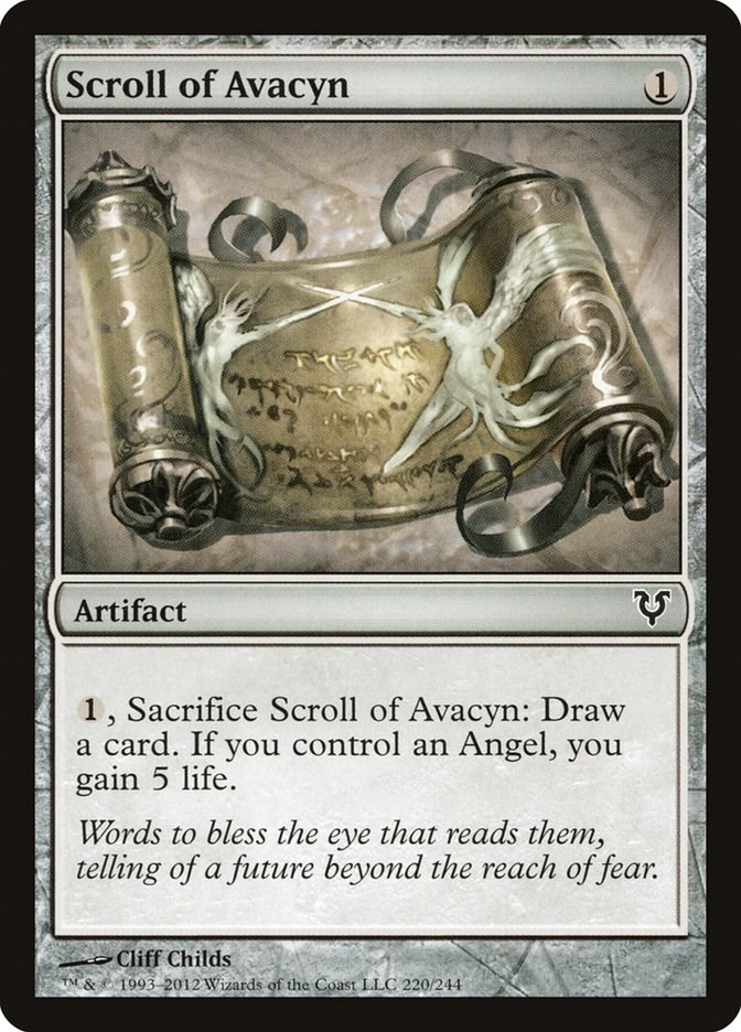 Scroll of Avacyn - Avacyn Restored - Magic: The Gathering