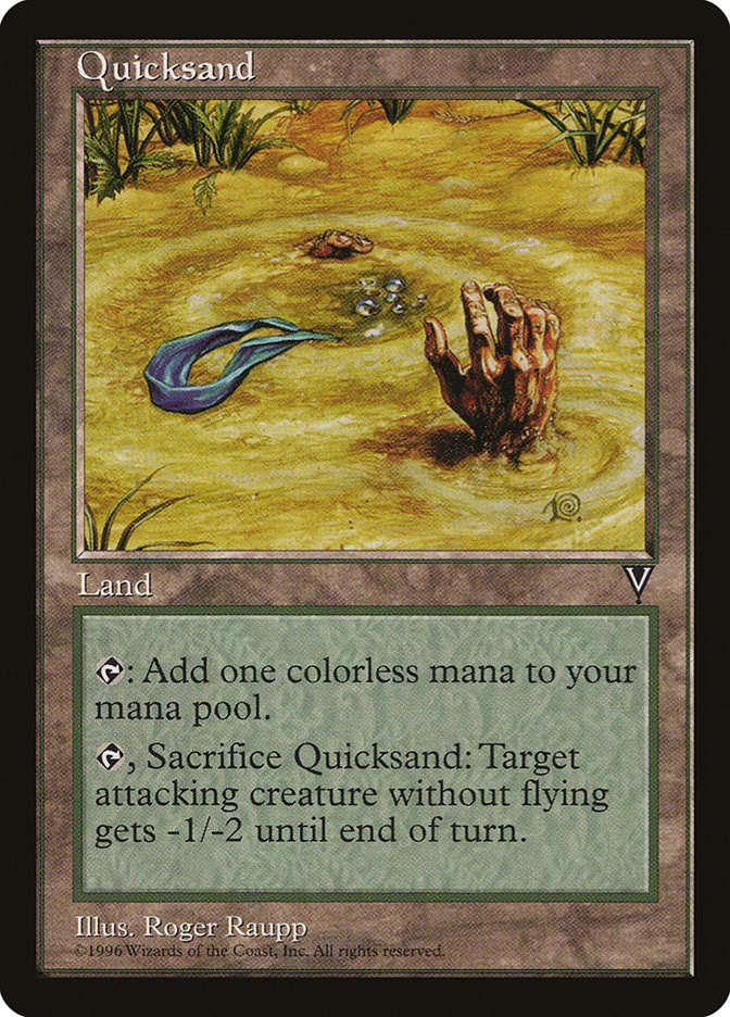 Quicksand - Visions - Magic: The Gathering