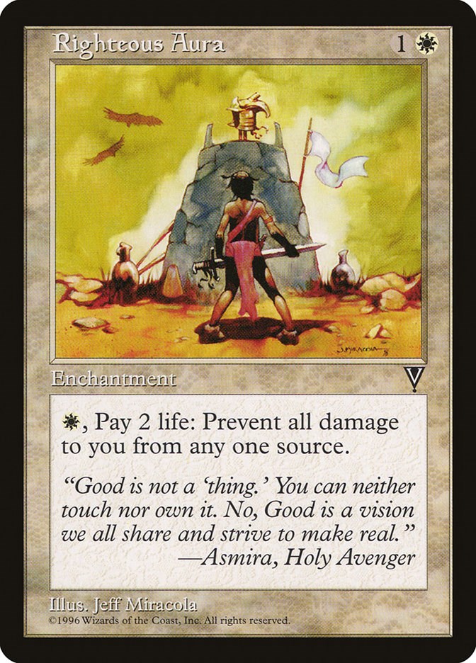 Righteous Aura - Visions - Magic: The Gathering