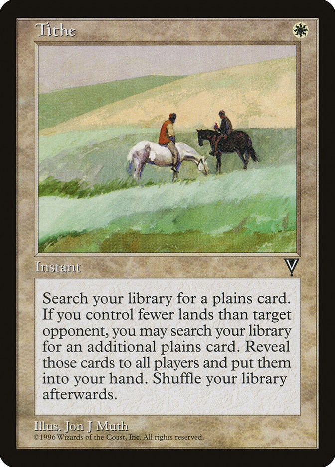 Tithe - Visions - Magic: The Gathering