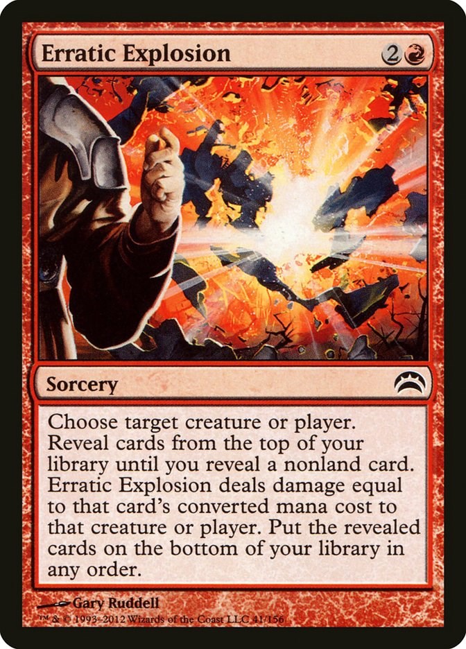 Erratic Explosion - Planechase 2012 - Magic: The Gathering