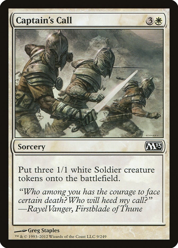 Captain's Call - Magic 2013 (M13) - Magic: The Gathering