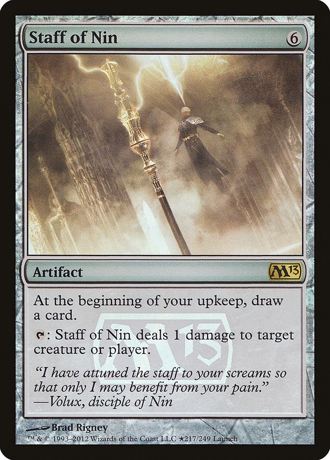 Staff of Nin - Launch Party & Release Event Promos - Magic: The Gathering