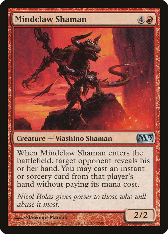 Mindclaw Shaman - Magic 2013 (M13) - Magic: The Gathering