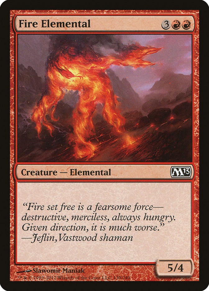 Fire Elemental - Magic 2013 (M13) - Magic: The Gathering