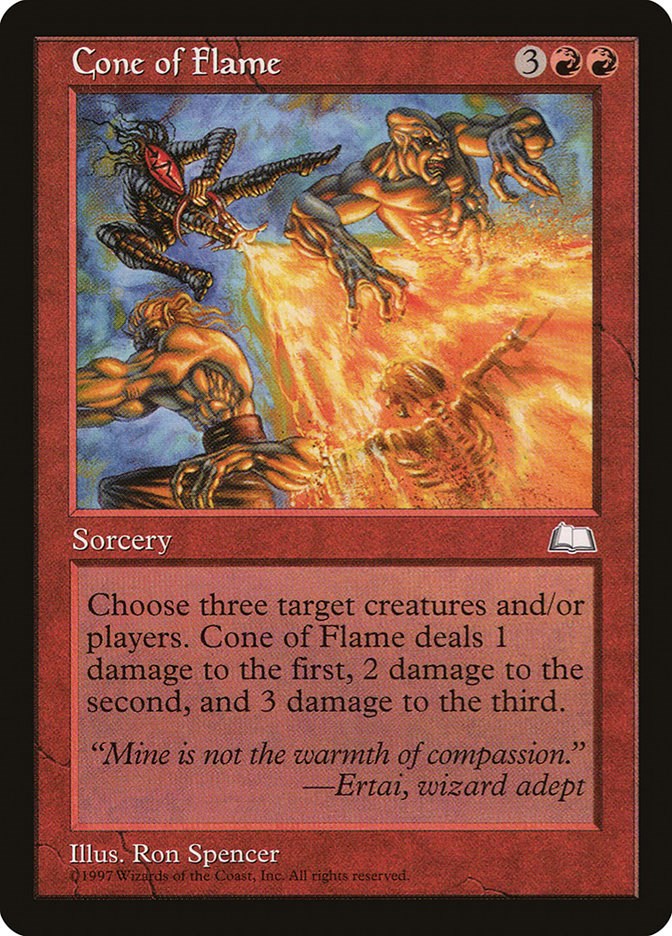 Cone of Flame - Weatherlight - Magic: The Gathering