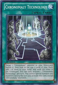 Chronomaly Technology - Return of the Duelist - YuGiOh