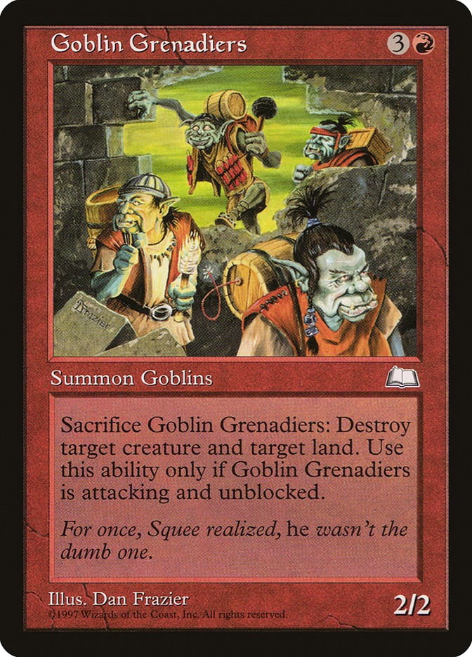 Goblin Grenadiers - Weatherlight - Magic: The Gathering