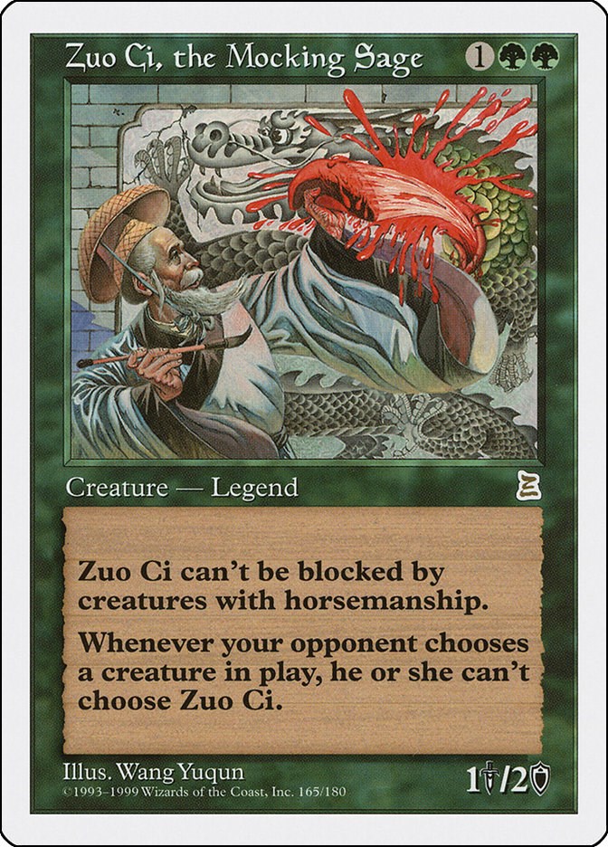 Zuo Ci, the Mocking Sage - Portal Three Kingdoms - Magic: The Gathering