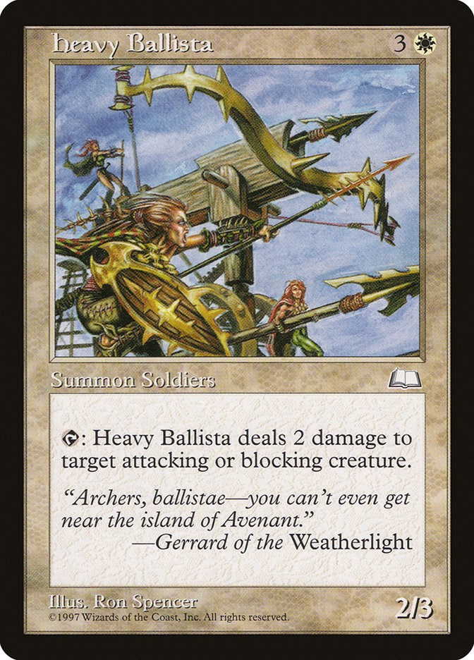 Heavy Ballista - Weatherlight - Magic: The Gathering