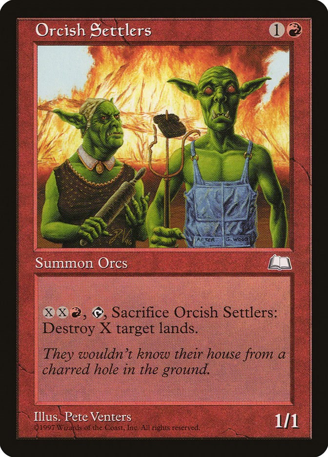 Orcish Settlers - Weatherlight - Magic: The Gathering