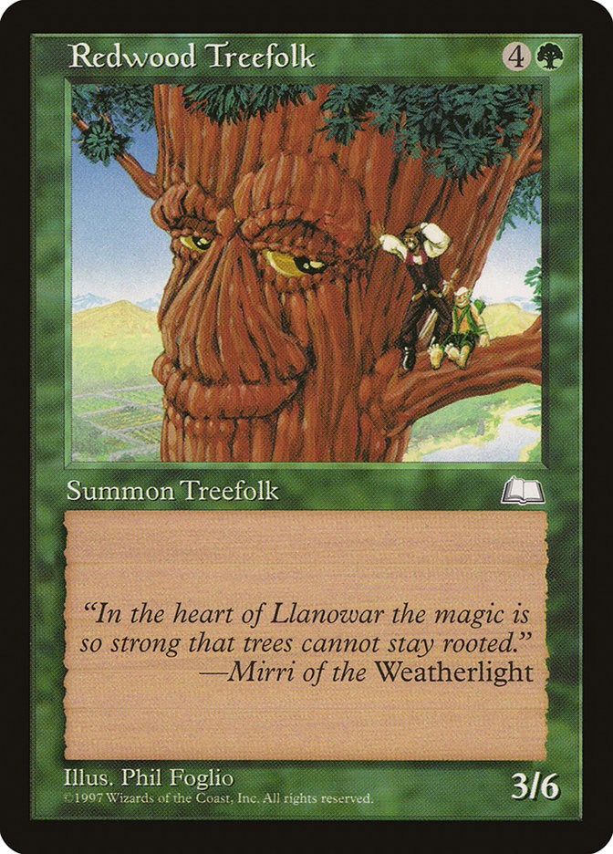 Redwood Treefolk - Weatherlight - Magic: The Gathering