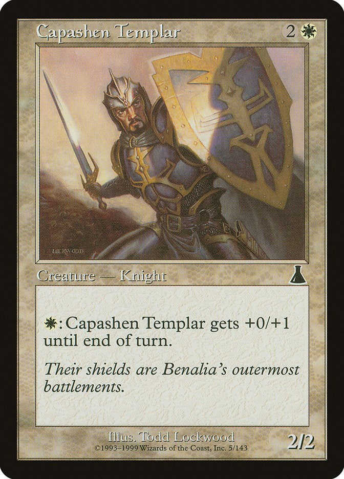 Capashen Templar - Urza's Destiny - Magic: The Gathering